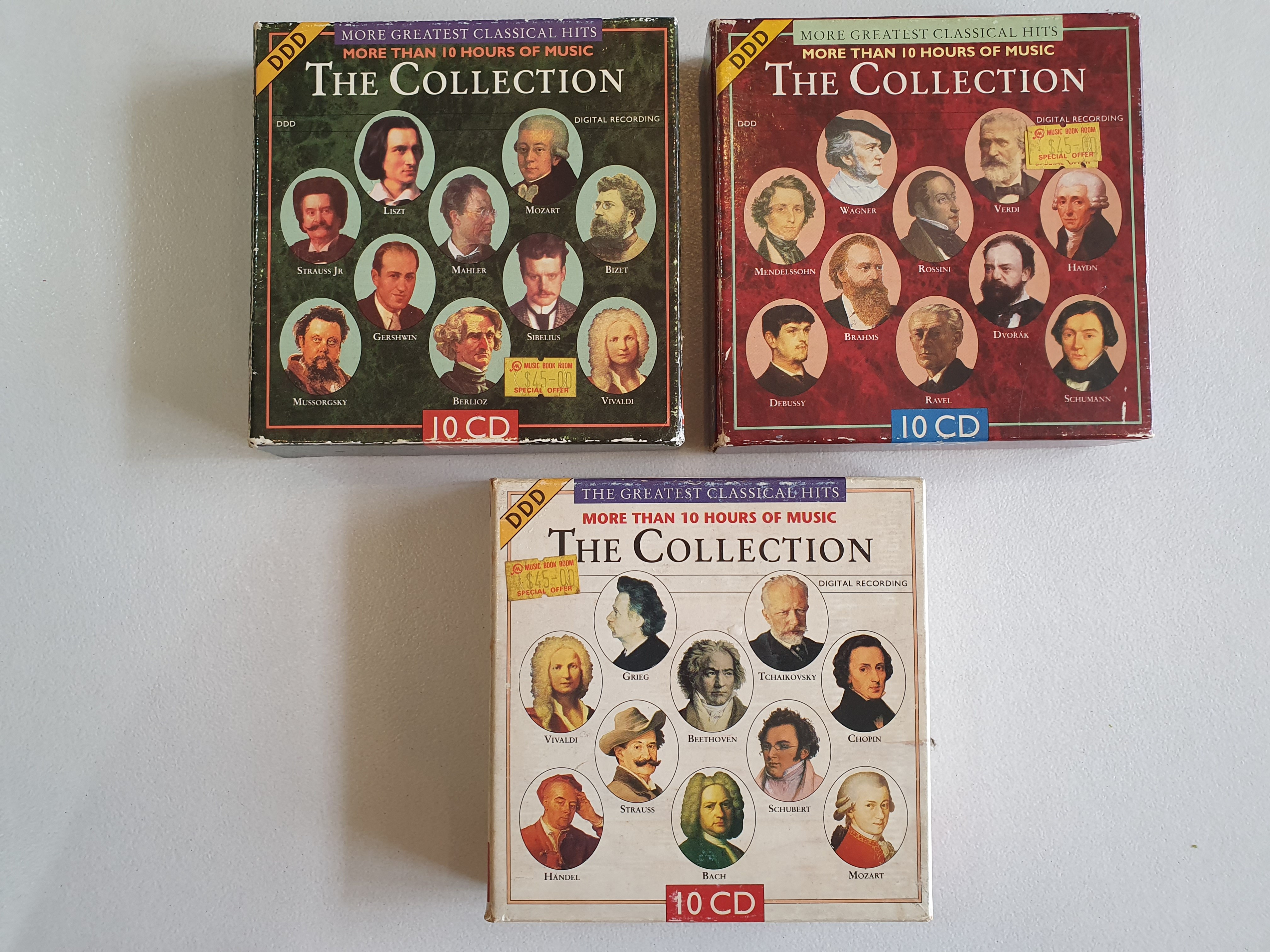 Classical Music Boxed Collection (3 vol), Hobbies & Toys, Music & Media ...