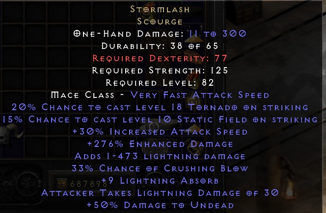 D2R | Diablo 2 Resurrected Stormlash, Video Gaming, Gaming Accessories ...