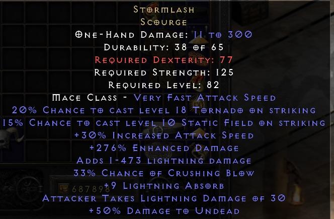 D2R | Diablo 2 Resurrected Stormlash, Video Gaming, Gaming Accessories ...