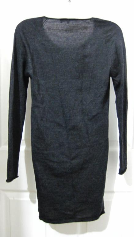 Marant dark grey long-sleeved wool top S-M, Women's Fashion, Tops ...