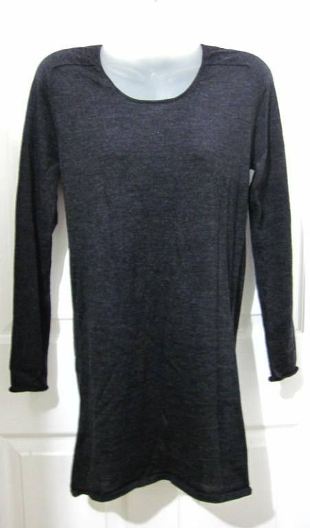Marant dark grey long-sleeved wool top S-M, Women's Fashion, Tops ...