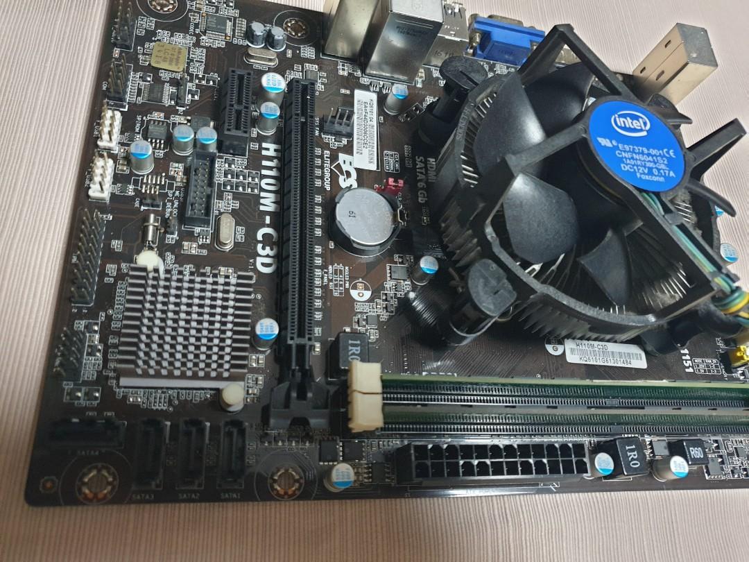 DDR3 Motherboard w/ i3 Processor, Computers & Tech, Parts & Accessories ...
