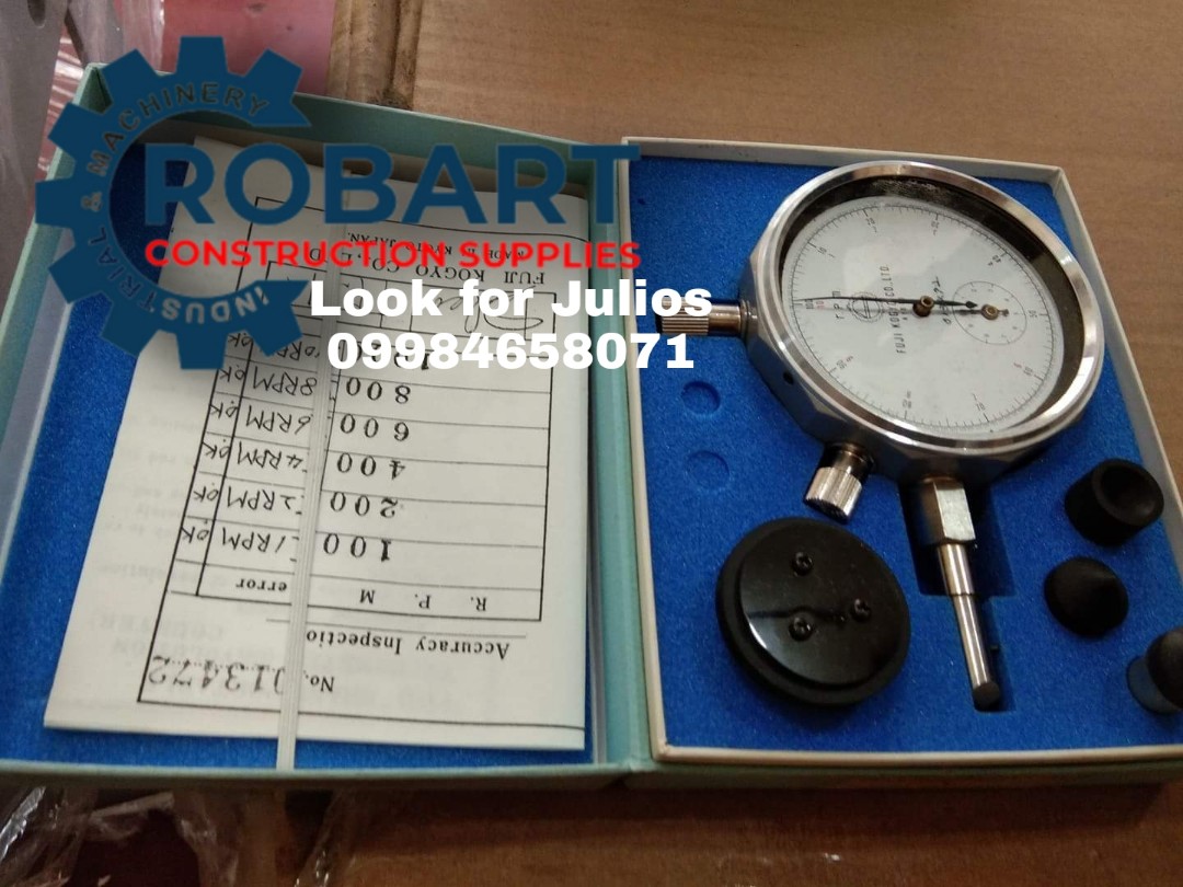 Fuji Hand Tachometer 1000rpm, Commercial & Industrial, Construction ...