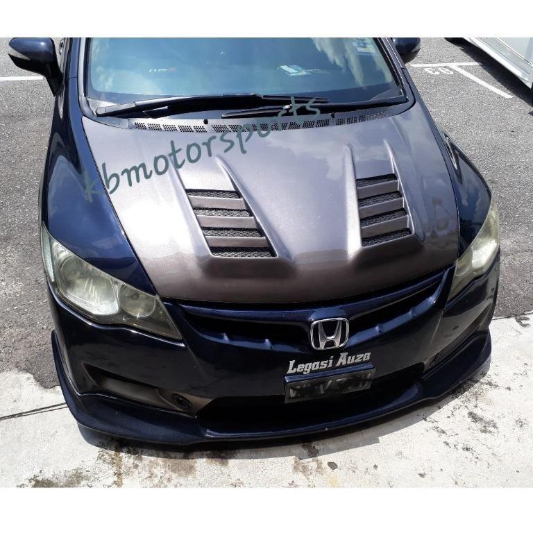 Honda Civic FD JS racing Front Bonnet Hood, Car Accessories ...