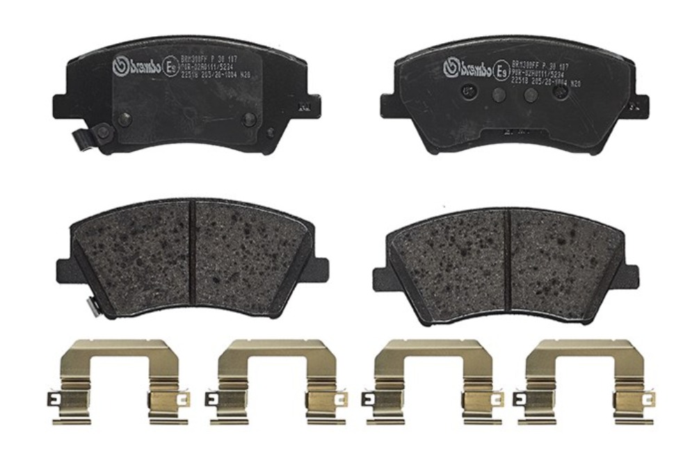HYUNDAI Avante / Elentra, Ioniq Front Brake Pad BREMBO 58101-F2A00, Car ...
