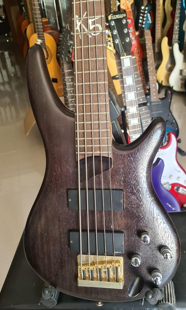 IBANEZ K5 FIELDY SIGNATURE 5-STRINGS BASS GUITAR, Hobbies & Toys, Music ...