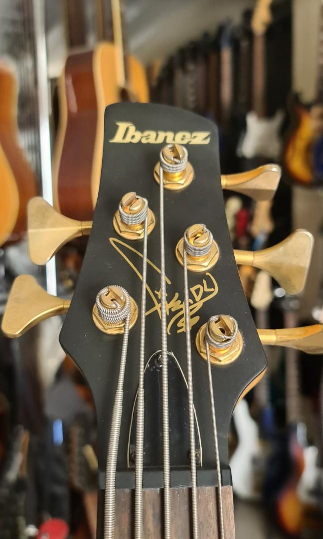 IBANEZ K5 FIELDY SIGNATURE 5-STRINGS BASS GUITAR, Hobbies & Toys, Music ...