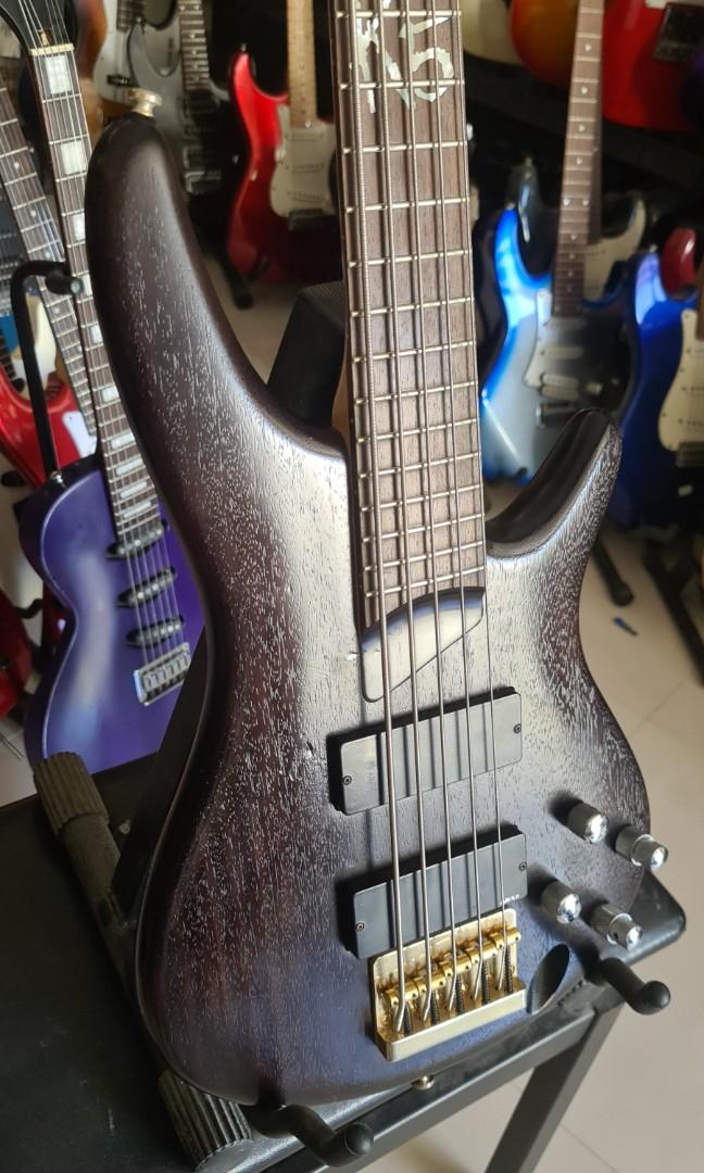 IBANEZ K5 FIELDY SIGNATURE 5-STRINGS BASS GUITAR, Hobbies & Toys, Music ...