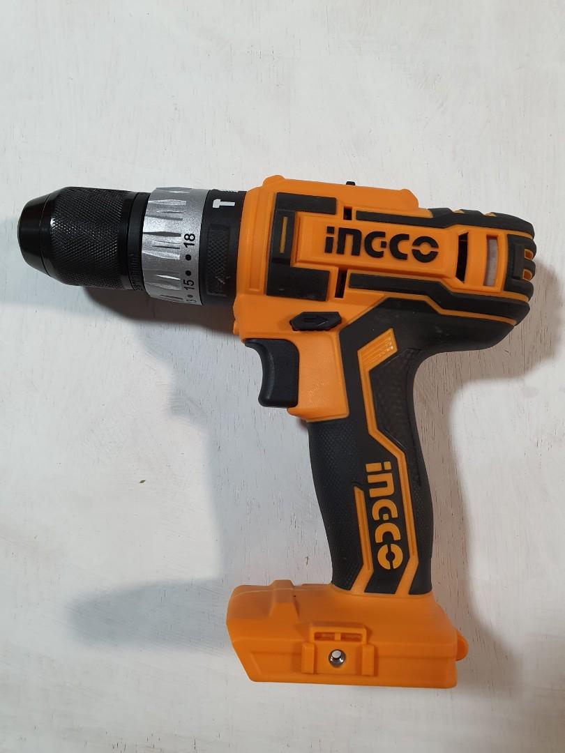 INGCO P20S Tools 20V Impact Drill CIDLI2002, Furniture & Home Living ...