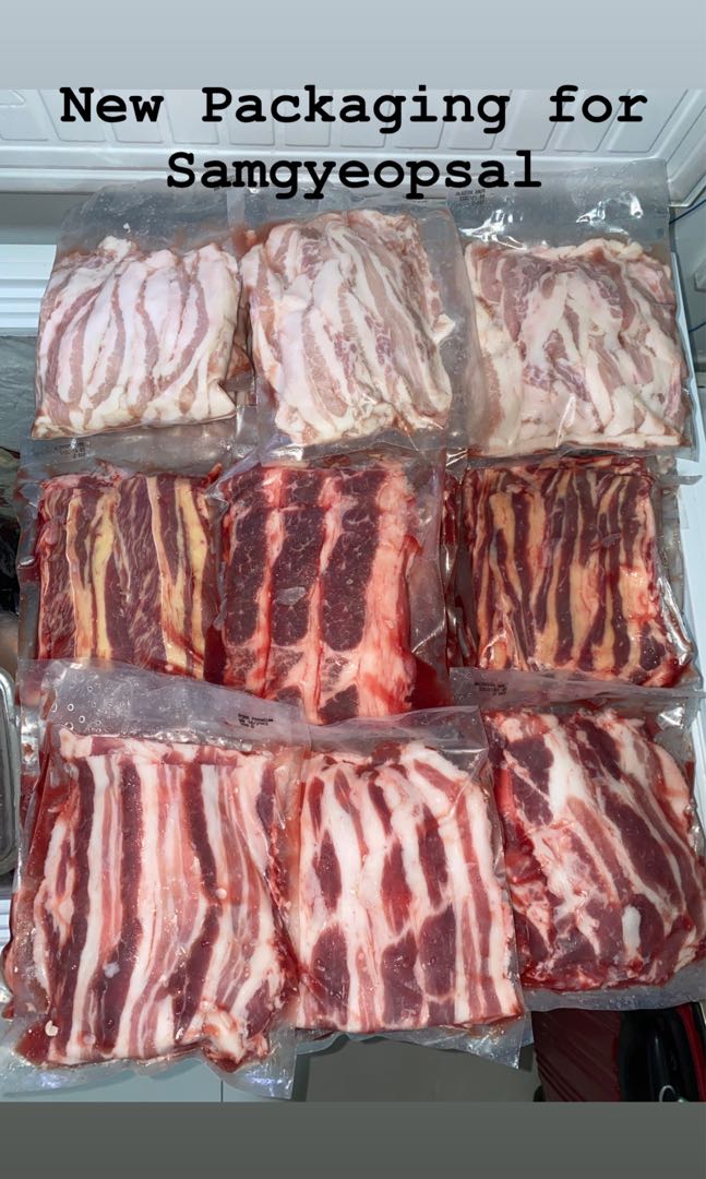 Korean meat pork Samgyeopsal Samgyupsal samgyup sangyup samgy beef woo ...