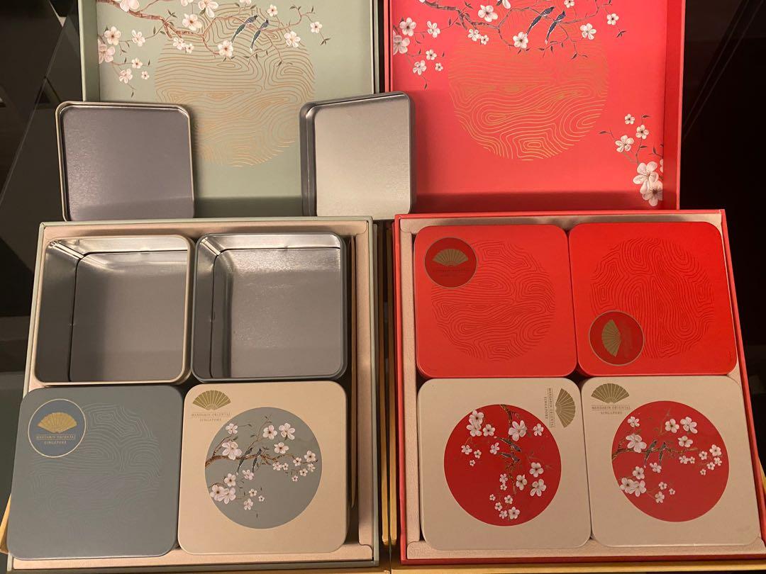 Mandarin Oriental mooncake wooden box, Furniture & Home Living, Home ...