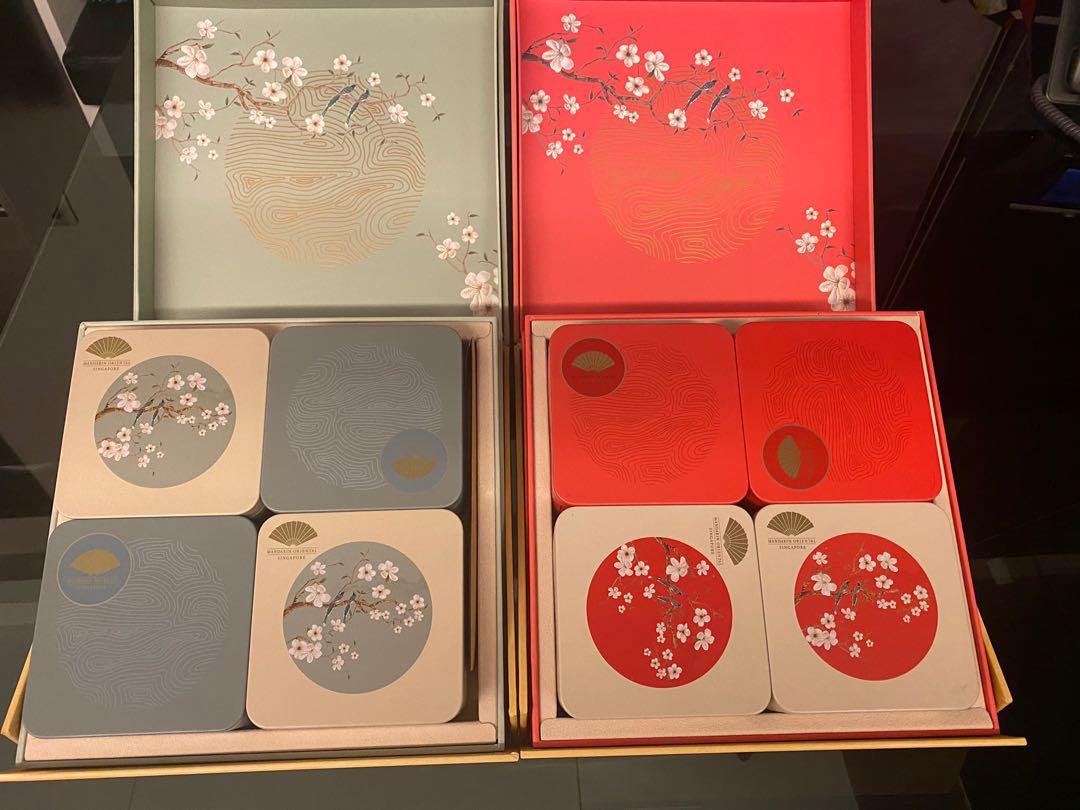 Mandarin Oriental mooncake wooden box, Furniture & Home Living, Home ...