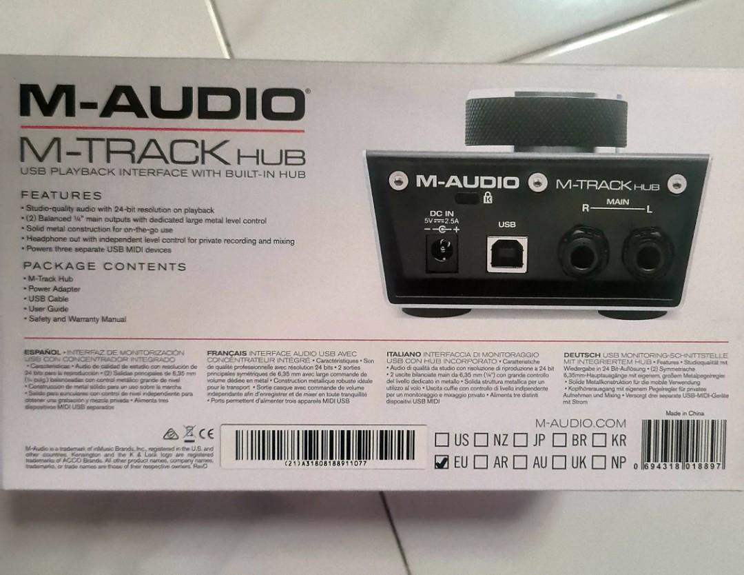 M-Audio M-Track Hub, Audio, Other Audio Equipment on Carousell
