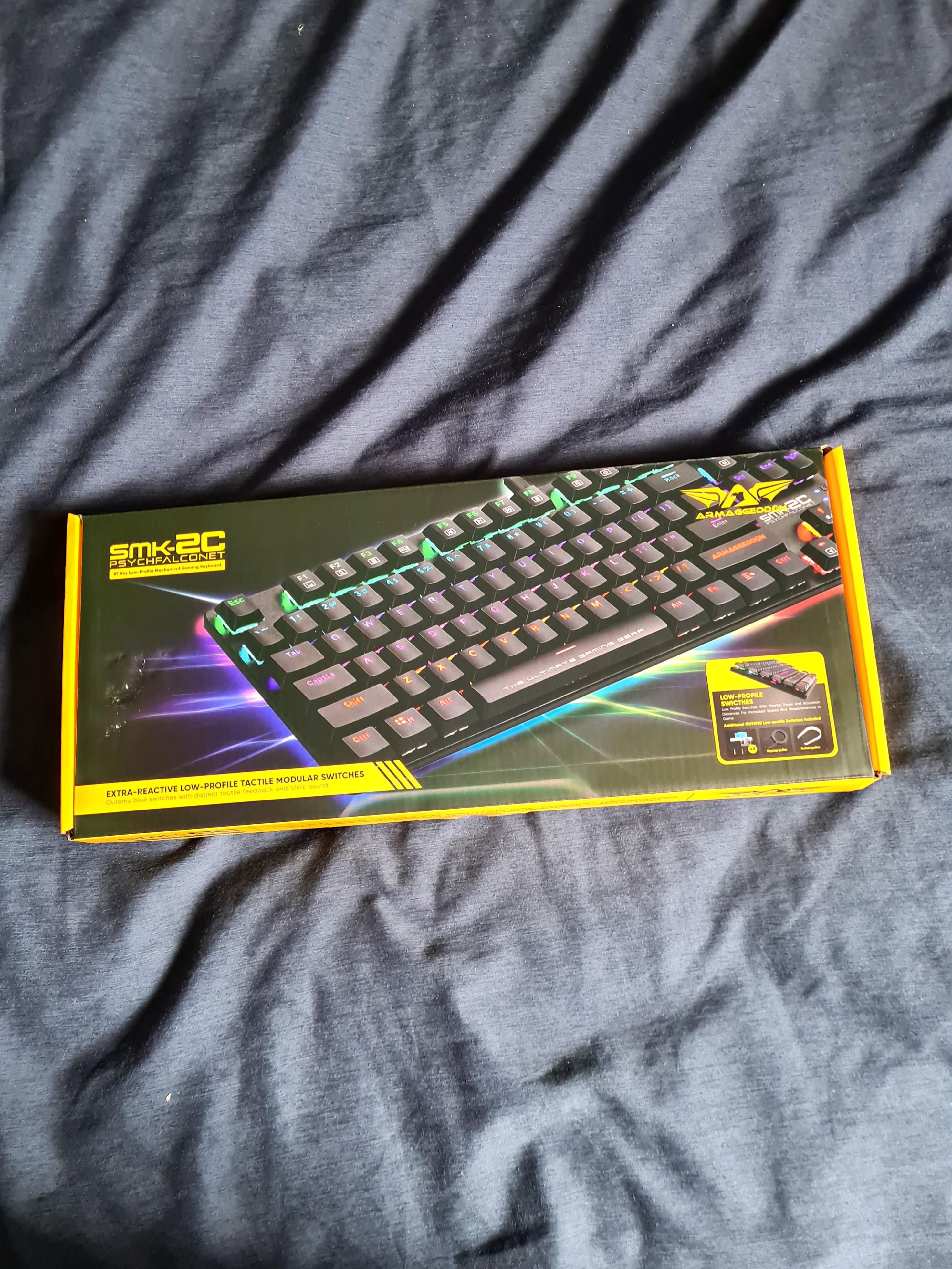 Mechanical Keyboard Armageddon Blue Switch with Detachable Cable ...