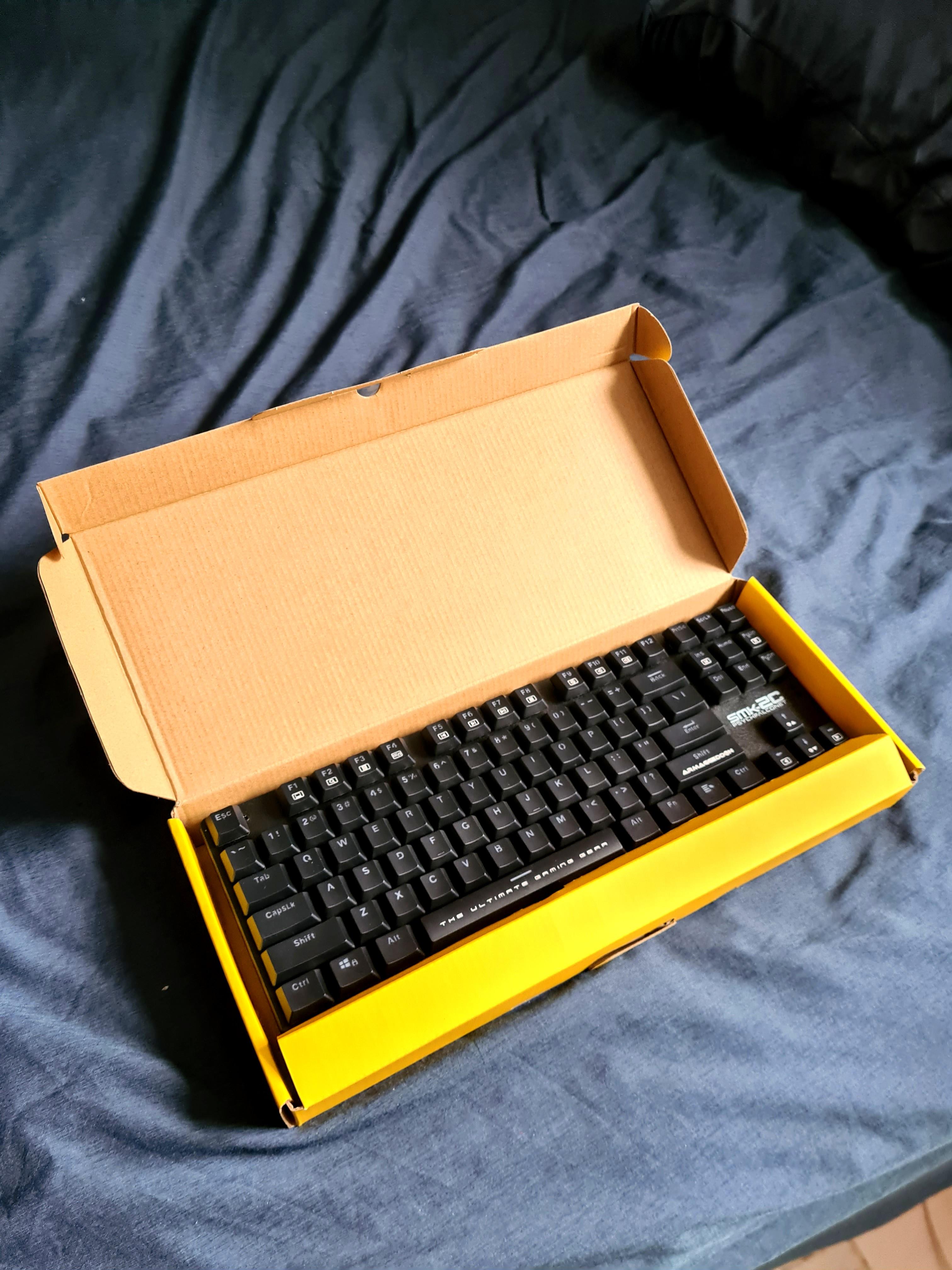 Mechanical Keyboard Armageddon Blue Switch with Detachable Cable ...