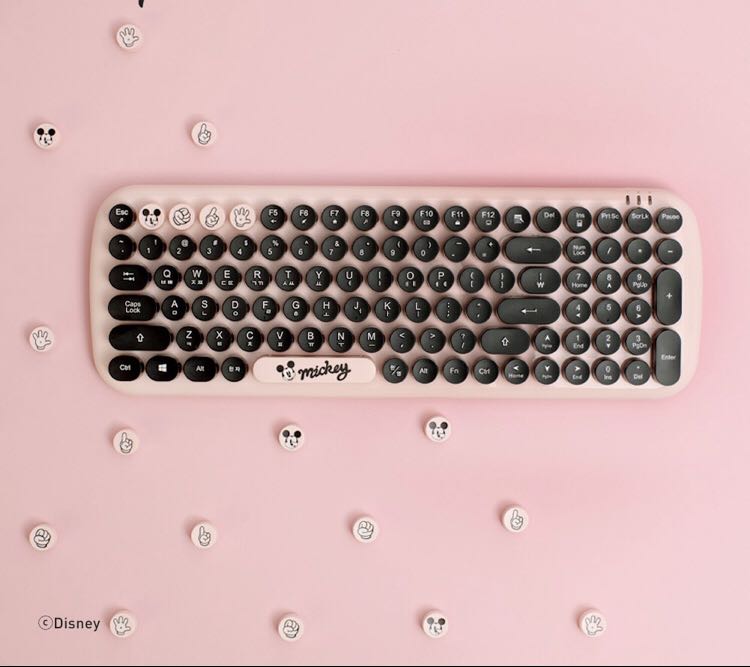 Mickey wireless keyboard / mouse, Computers & Tech, Parts & Accessories ...