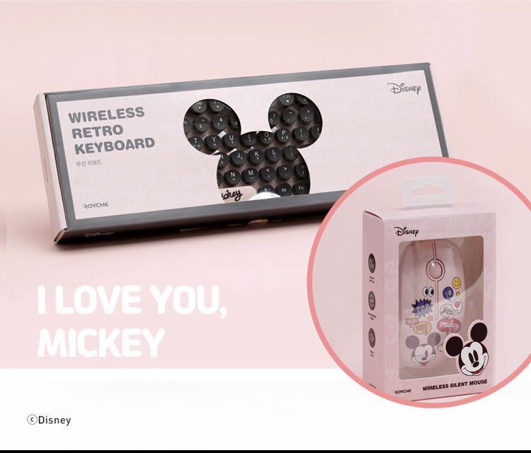 Mickey wireless keyboard / mouse, Computers & Tech, Parts & Accessories, Computer Keyboard on ...
