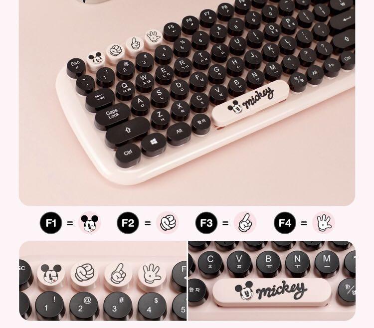 Mickey wireless keyboard / mouse, Computers & Tech, Parts & Accessories, Computer Keyboard on ...