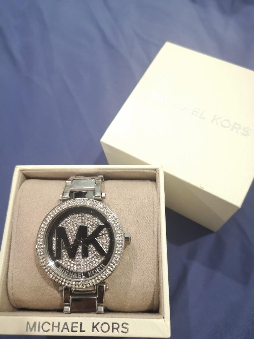 MK5925 Michael Kors Ladies Watch silver, Luxury, Watches on Carousell
