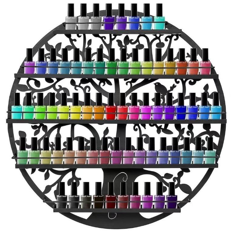 Nail Polish Display Rack BLACK, Beauty & Personal Care, Hands & Nails ...