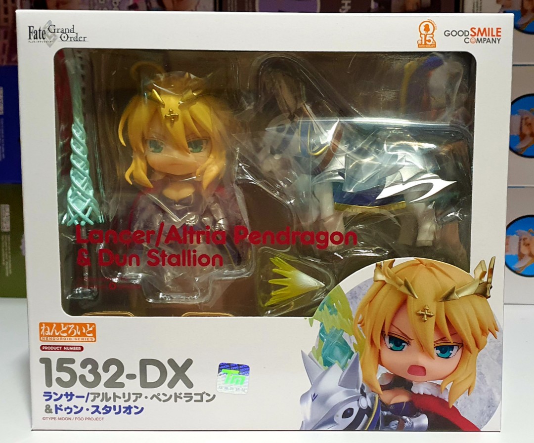 Nendoroid 1532DX - Fate Grand Order: Lancer/Altria Pendragon & Dun Stallion, Hobbies & Toys ...