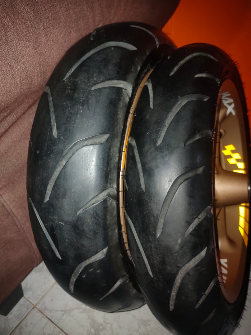 Nmax shock n mags, Motorbikes, Motorbike Parts & Accessories, Tires ...
