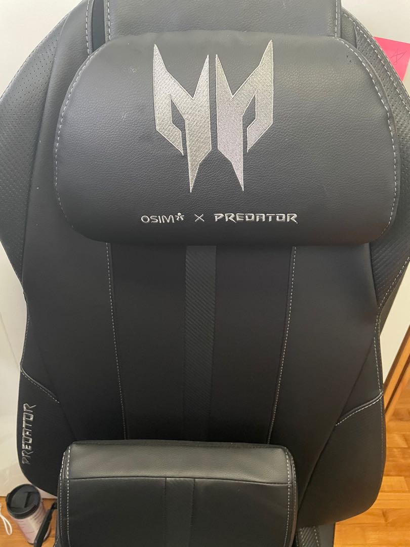Osim Predator Uthrone gaming/officr chair, Furniture & Home Living ...