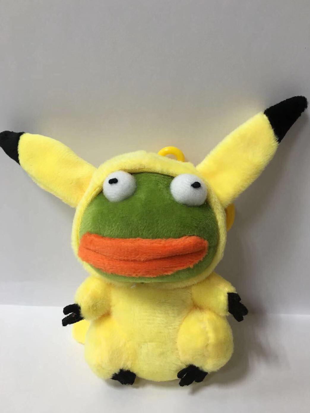 Pepe frog X Pokémon Plushie keychain preorder, Hobbies & Toys, Toys ...