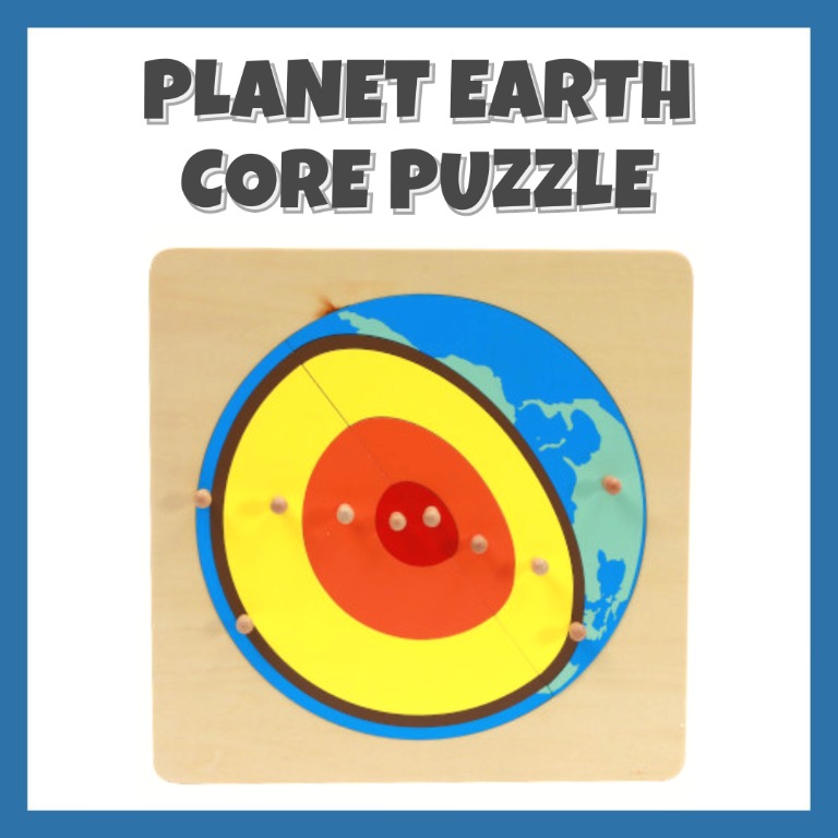 Planet Earth Core Puzzle (Geography), Hobbies & Toys, Toys & Games on ...