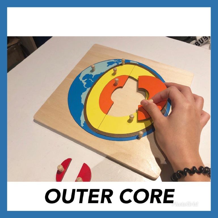 Planet Earth Core Puzzle (Geography), Hobbies & Toys, Toys & Games on ...