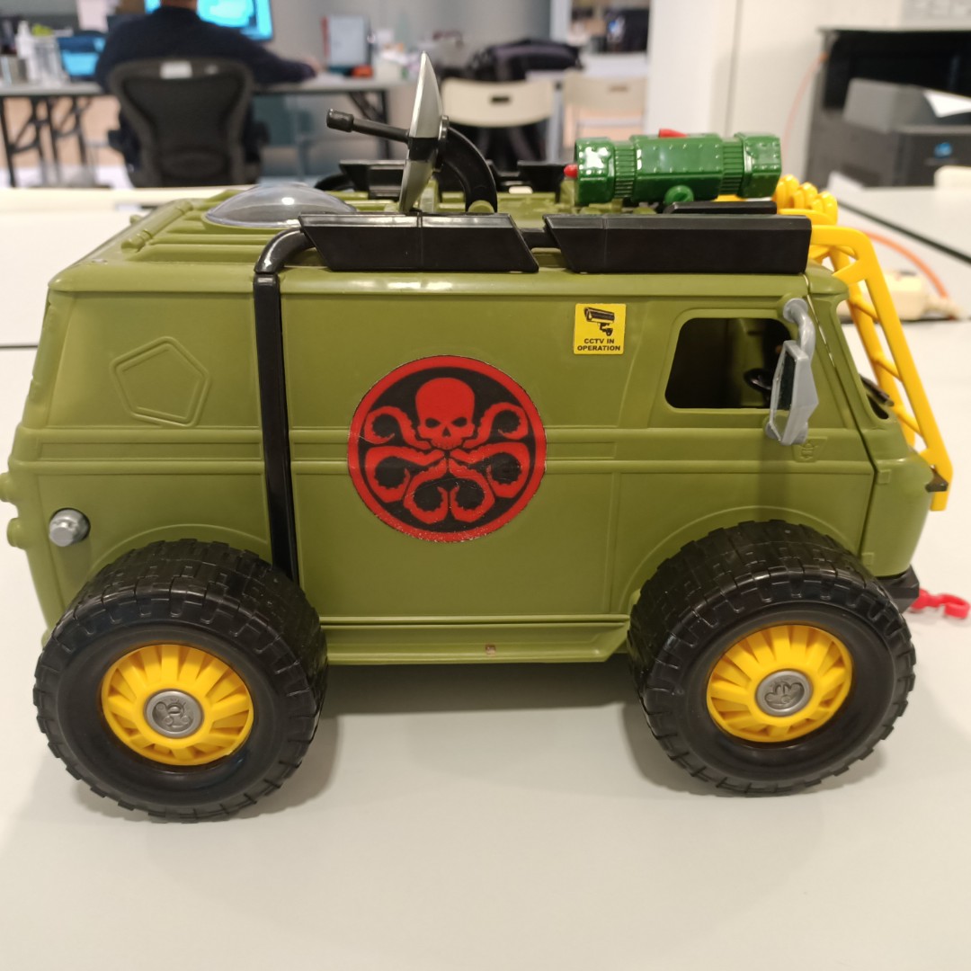 Playmates TMNT Teenage Mutant Ninja Turtles Hydra Vehicle Van, Hobbies ...
