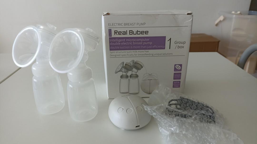 Real Bubee Double Pump, Babies & Kids, Nursing & Feeding, Breastfeeding ...