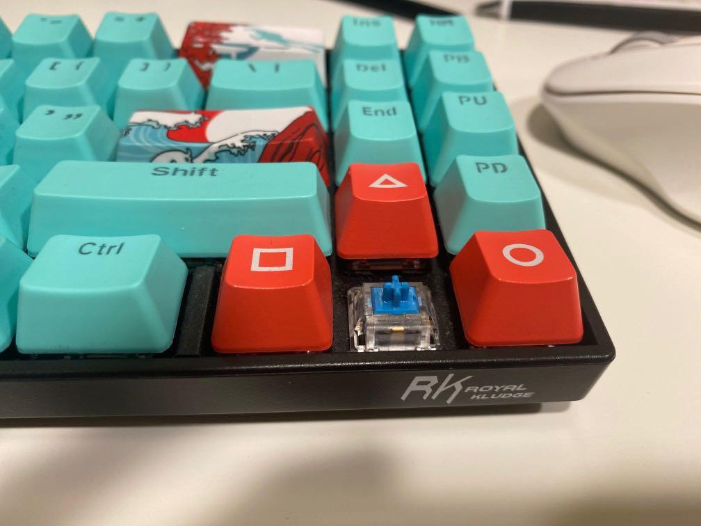 RK71 Keyboard (With default white keycaps), Computers & Tech, Parts ...