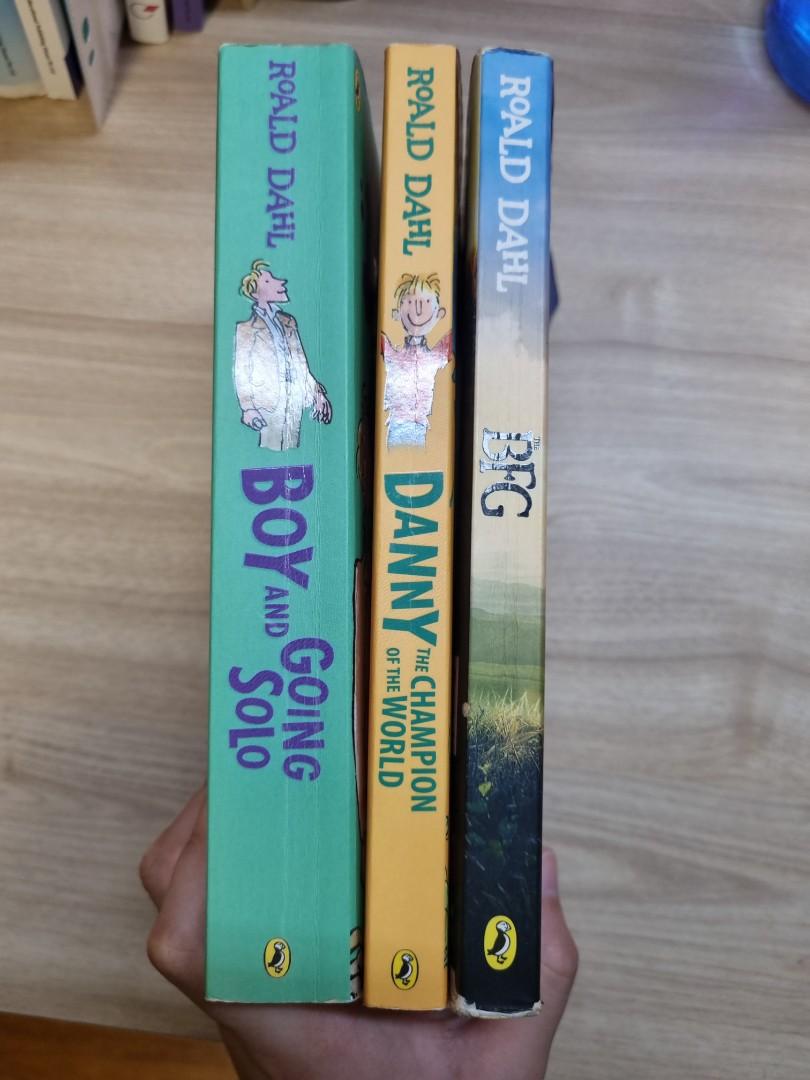 Roald Dahl books, (Boy, Going solo, Danny the Champion of the World ...