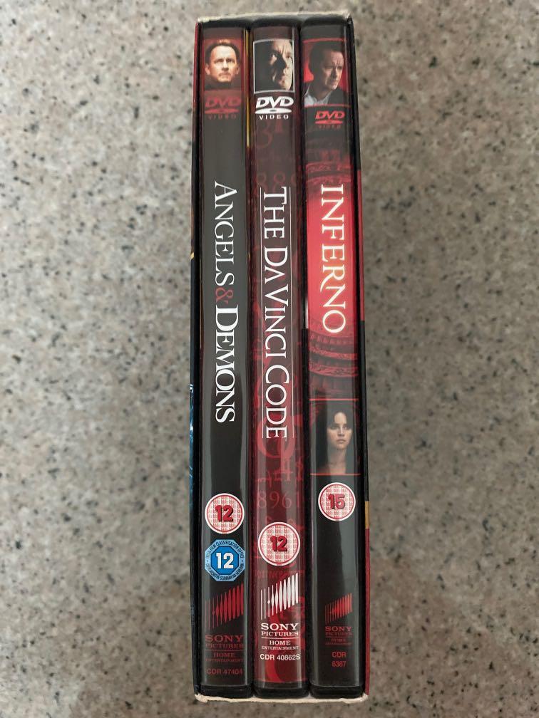 3-movie set (Inferno, Angels & Demons, Da Vinci code), Hobbies & Toys, Music & Media, CDs & DVDs ...