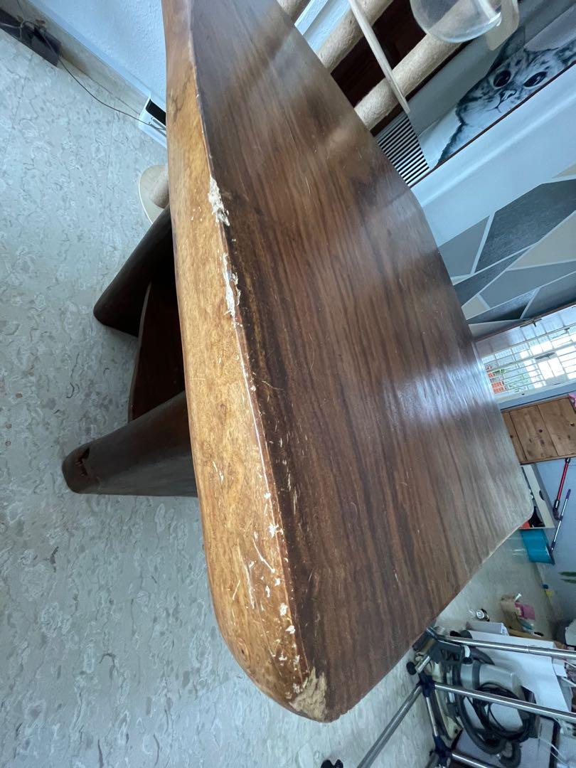 Rosewood Bar/Center Table (Solid heavy top), Furniture & Home Living ...