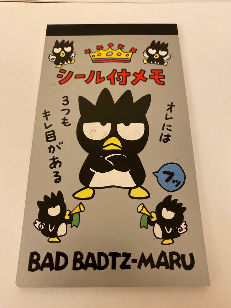 Sanrio XO Bad Badtz Maru 酷企鵝日版 便條紙, 興趣及遊戲, 玩具 & 遊戲類 - Carousell
