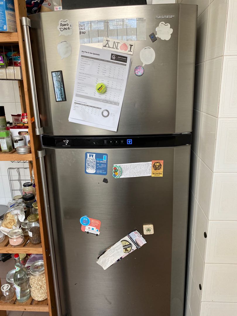 Sharp Ion Plasmacluster fridge, TV & Home Appliances, Kitchen ...