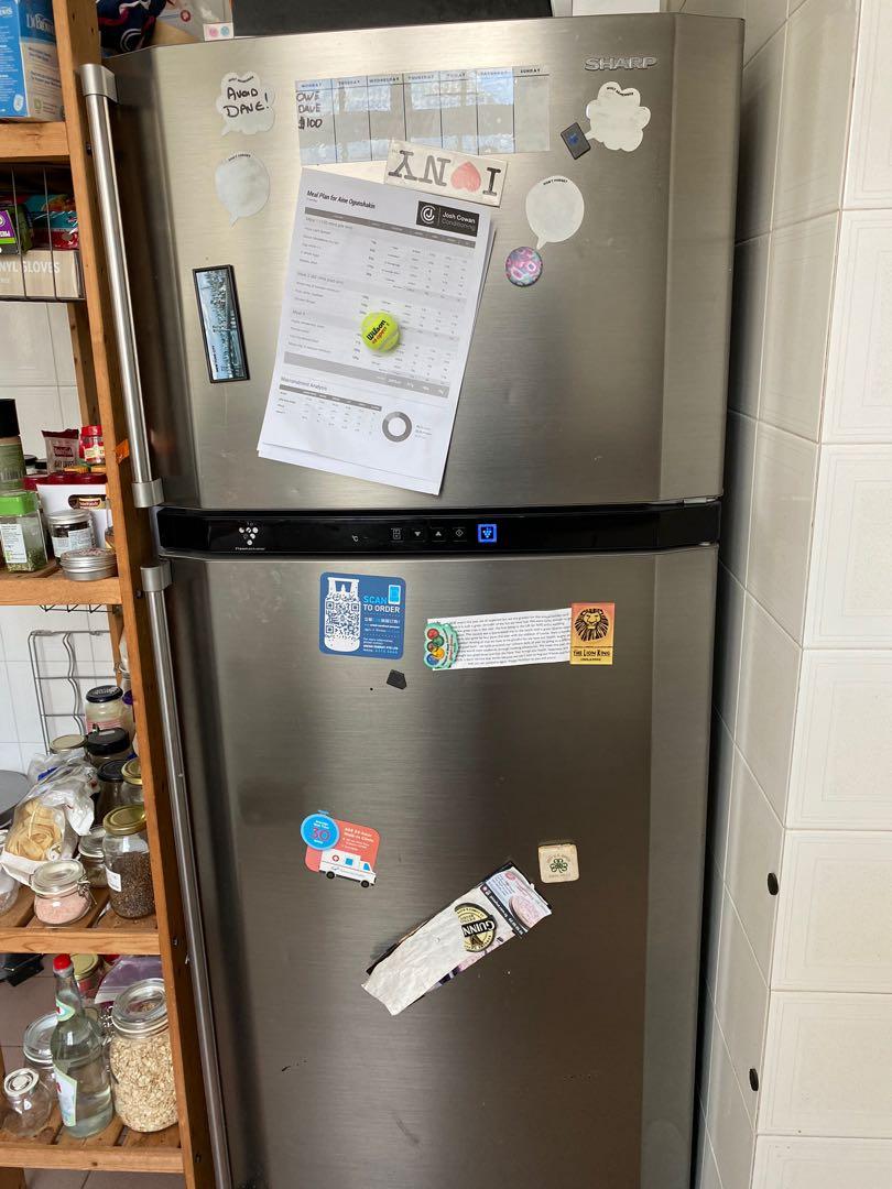Sharp Ion Plasmacluster fridge, TV & Home Appliances, Kitchen ...