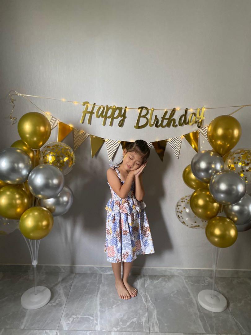 simple balloons design for birthday party easy to set, Hobbies & Toys ...