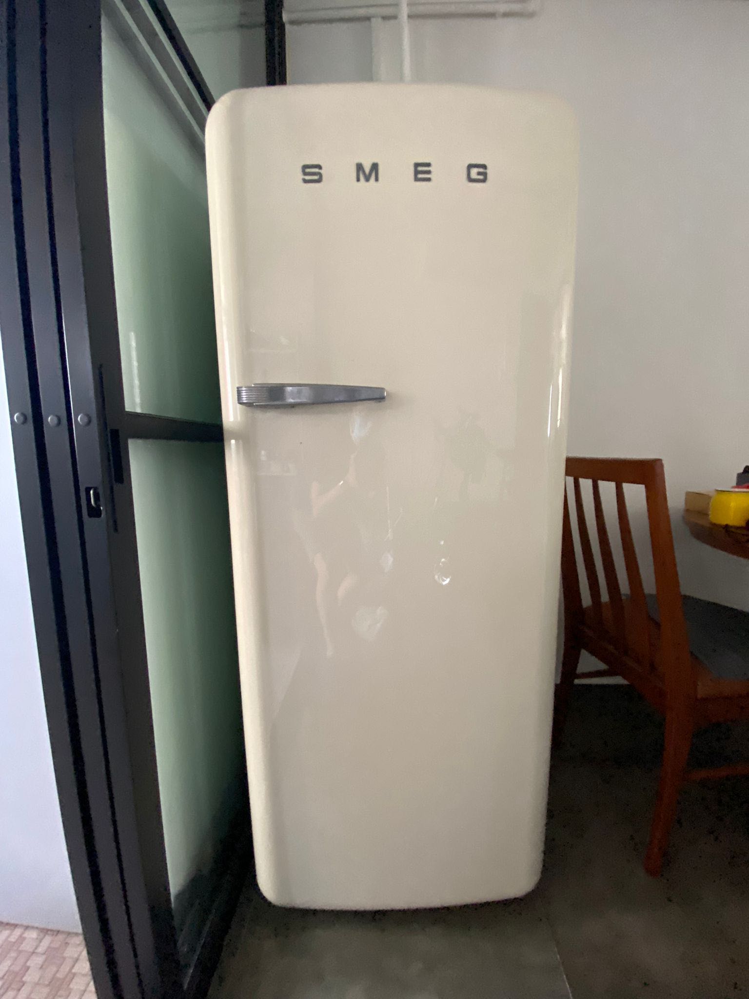 Smeg Cream Colour One Door Fridge, TV & Home Appliances, Kitchen ...