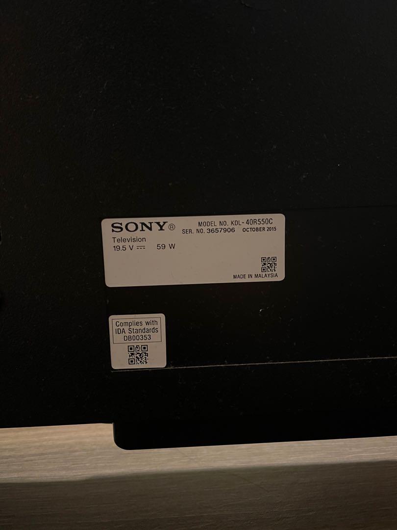 Sony BRAVIA KDL-40R550C 40 inch LED Full HD TV, TV & Home Appliances ...