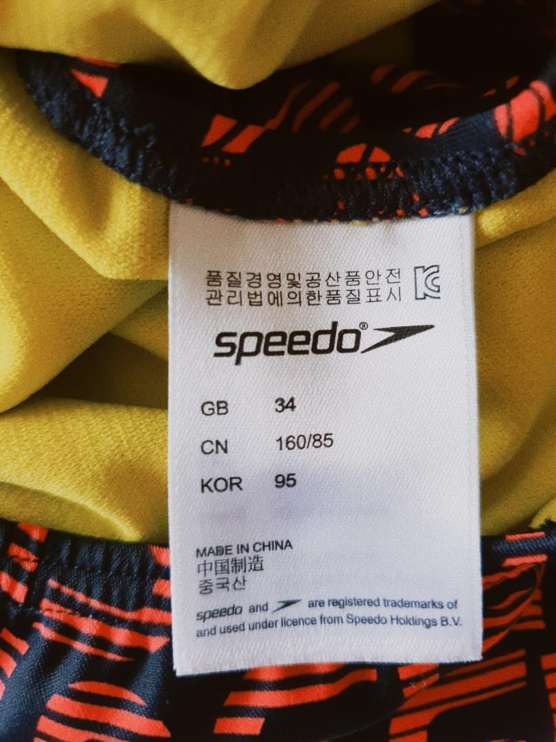 SPEEDO Monogram Allover Muscleback Swimsuit, Women's Fashion, Swimwear ...