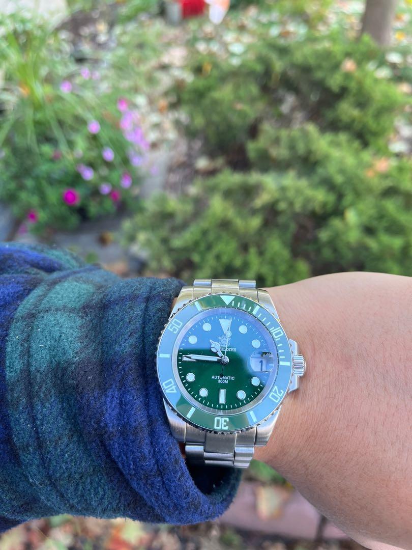 Steeldive the hulk submariner automatic diver watch (seiko movement ...