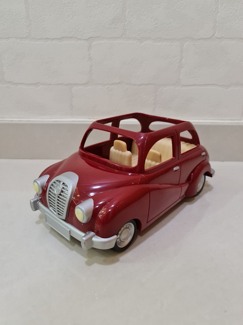 Sylvanian Families Red Family Saloon Car, Hobbies & Toys, Toys & Games ...