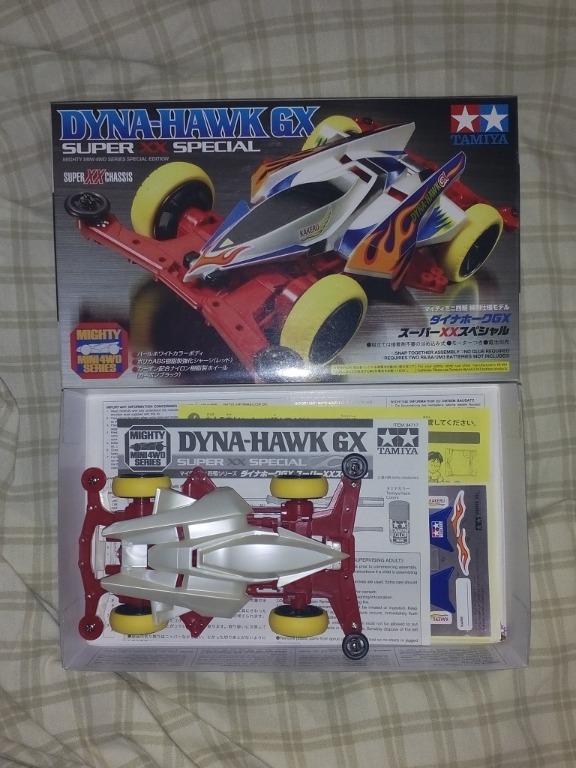 Tamiya Mighty Mini 4WD Series Dyna Hawk GX Super XX Special, Hobbies ...
