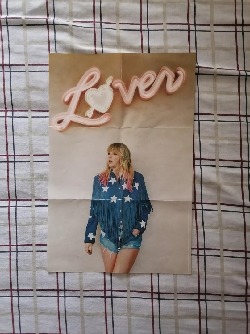 Taylor Swift Lover Poster, Hobbies & Toys, Music & Media, Music ...