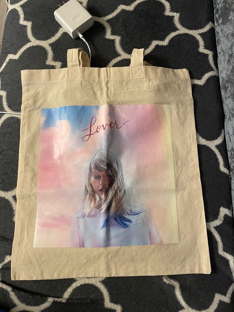 Taylor Swift official Lover Tote Bag, Women's Fashion, Bags & Wallets ...