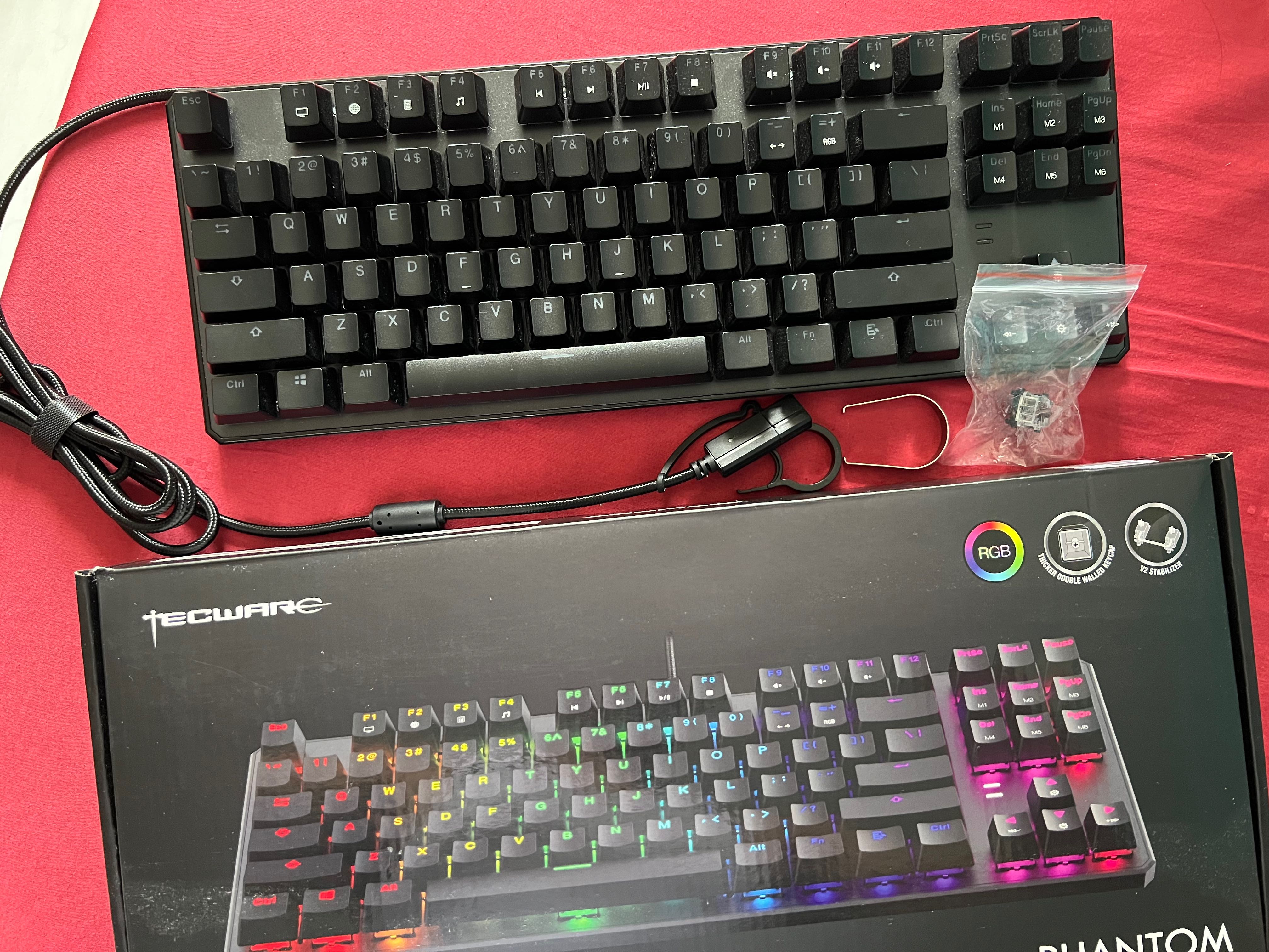 Tecware Phantom RGB mechanical keyboard, Computers & Tech, Parts ...
