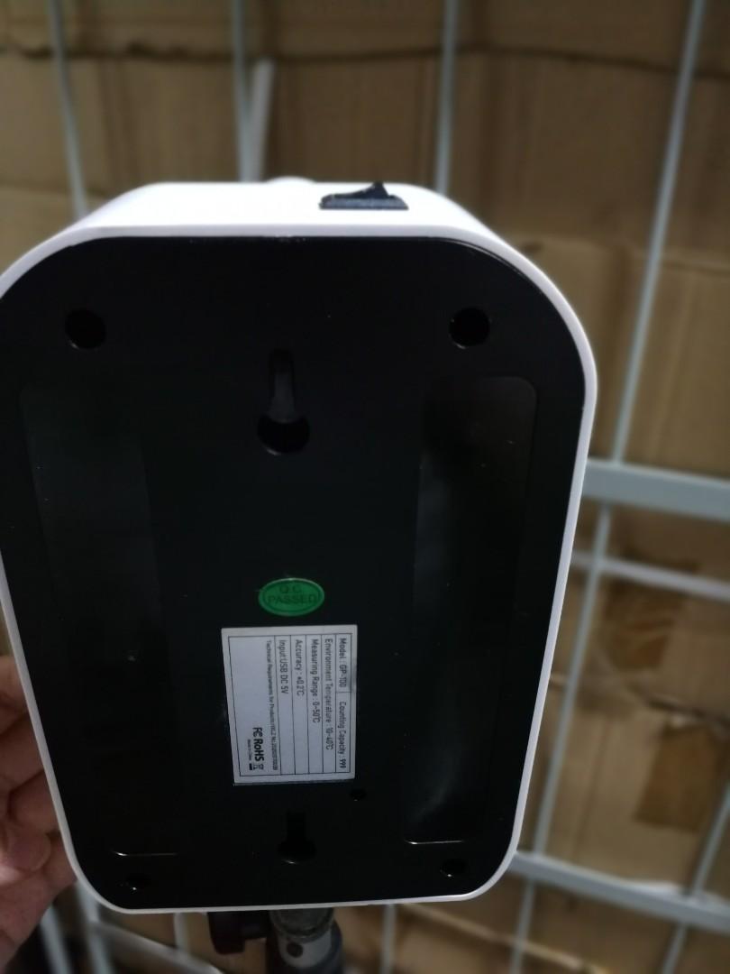 Temperature Scanner + Stand. Battery powered, Health & Nutrition ...